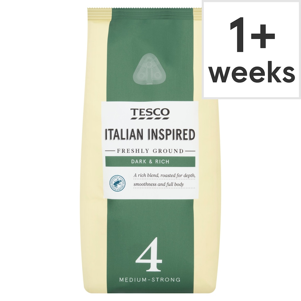 Tesco Italian Inspired Blend Ground Coffee 454G - Tesco Groceries