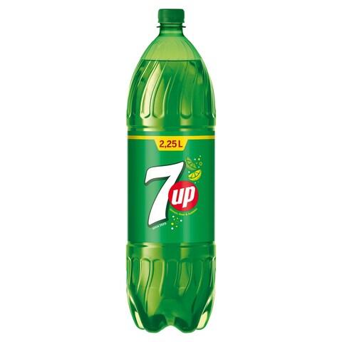 7UP Citrus Flavoured Carbonated Drink with Sugar and Sweetener 2,25 l ...