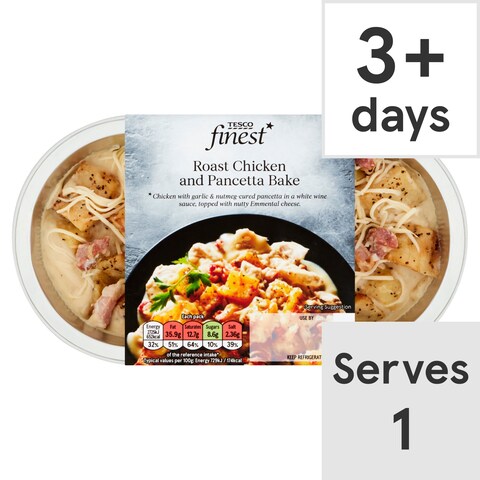 Tesco Finest Chicken & Pancetta Bake 400G - Tesco Groceries