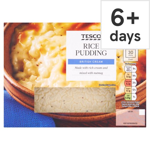 Tesco Creamy Rice Pudding 500G - Tesco Groceries