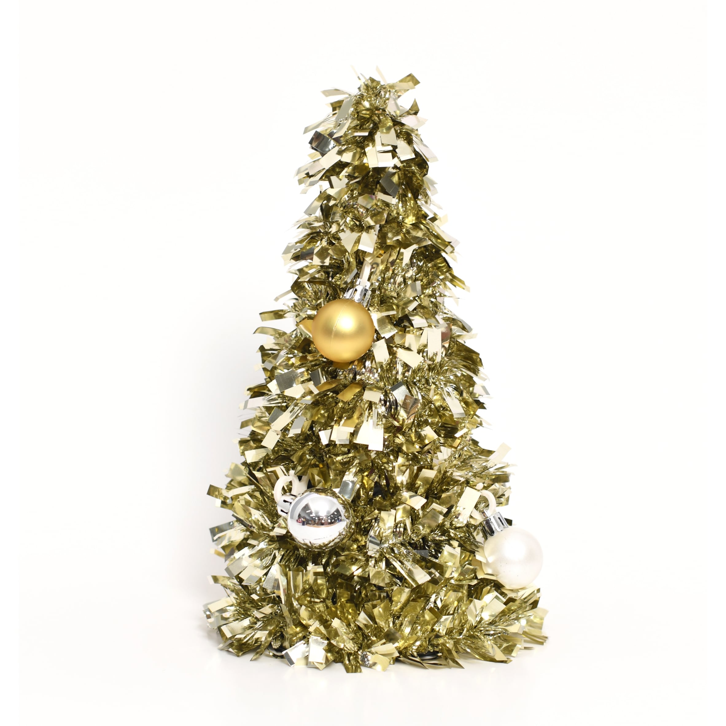 Tesco Gold Mini Christmas Tree Room Decoration - Tesco Groceries
