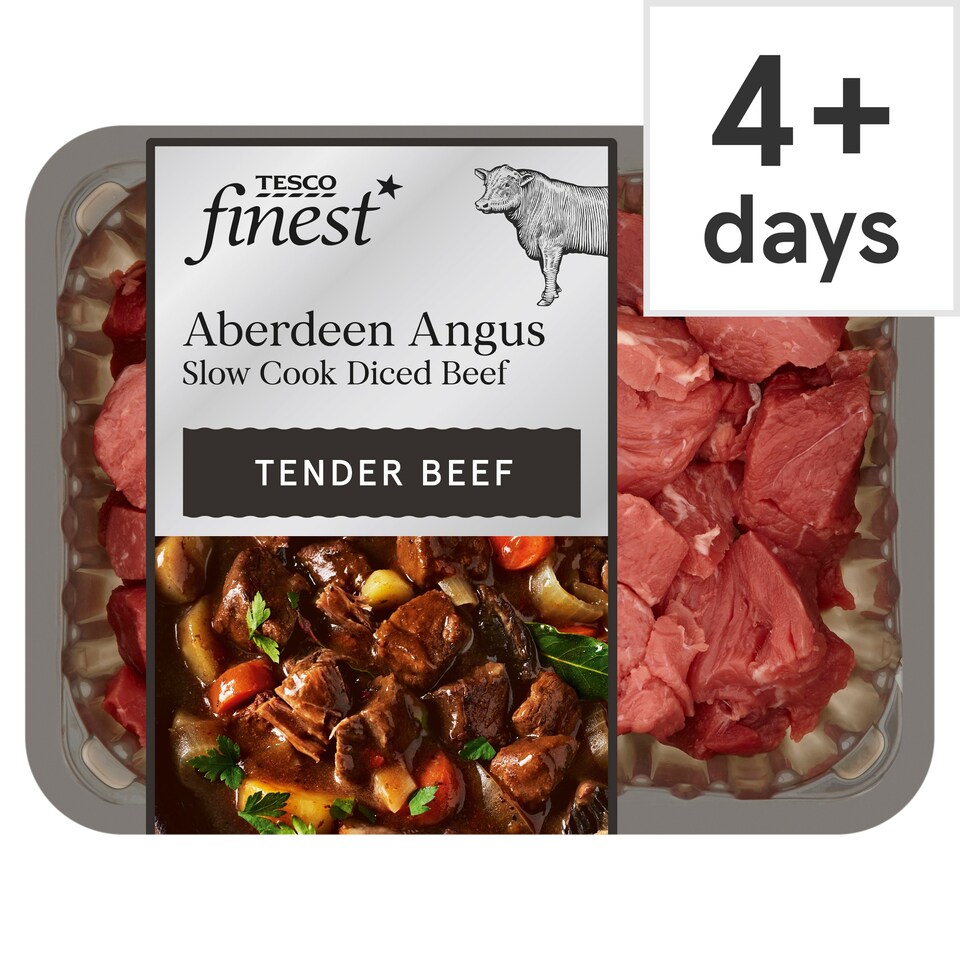 Tesco Finest Diced Beef 400G - Tesco Groceries