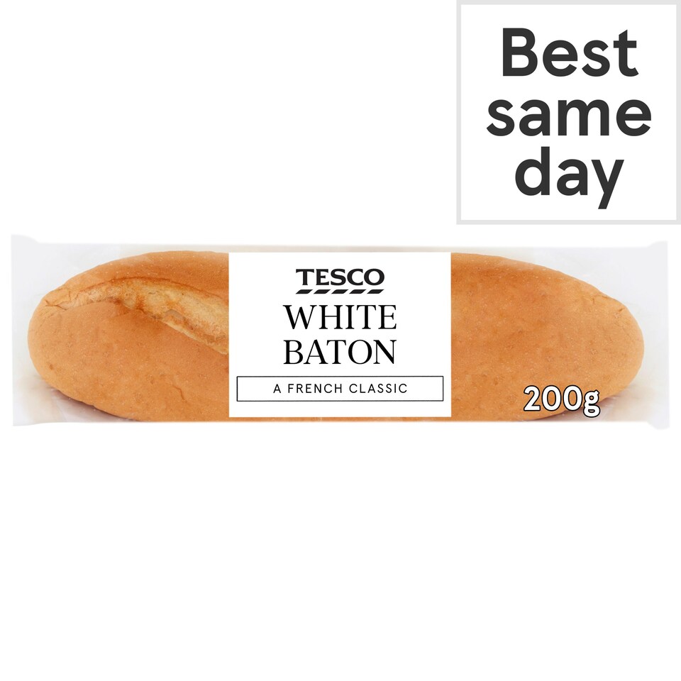 Tesco White Baton 200G - Tesco Groceries