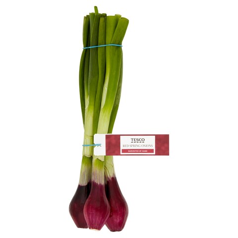 Tesco Red Spring Onions 120G - Tesco Groceries