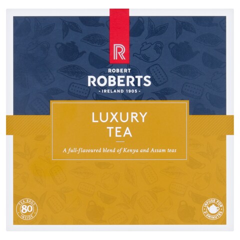 R ROBERTS LUXURY TEA BAGS 250G - Tesco Groceries