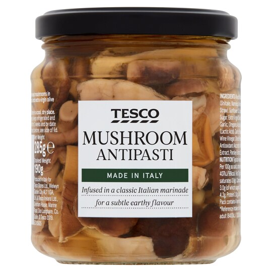 Tesco Mushroom Antipasti 285G - Tesco Groceries