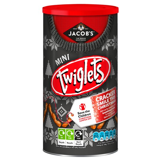 Jacobs Twiglets Christmas Caddy 200G - Tesco Groceries