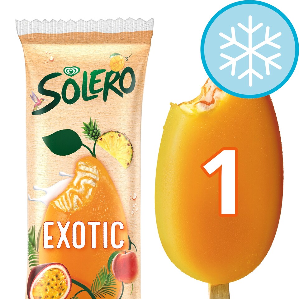 Solero Exotic Ice Cream 90Ml - Tesco Groceries