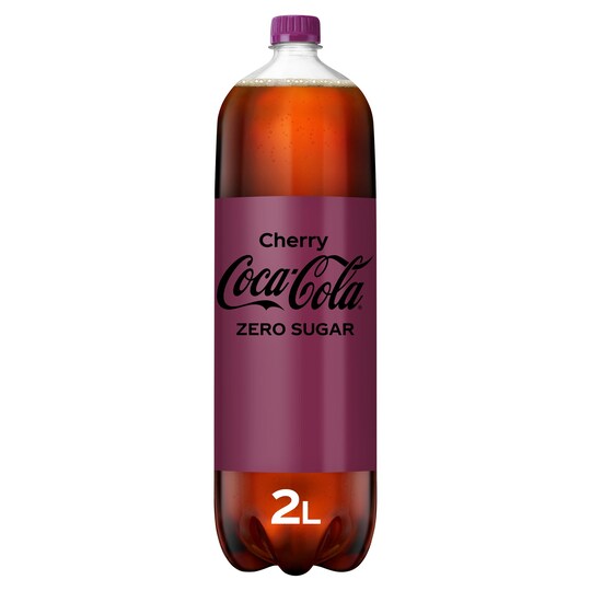 Coca Cola Zero Cherry 2Ltr - Tesco Groceries