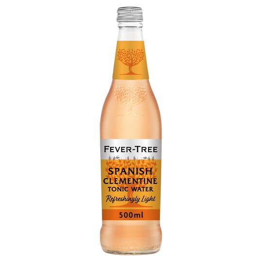 Fever-Tree Light Spanish Clementine Tonic Water 500Ml - Tesco Groceries