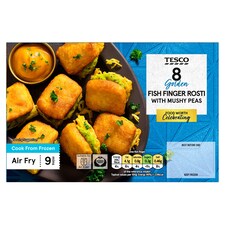Tesco Fish Finger Rosti With Mushy Peas 280g - Tesco Groceries