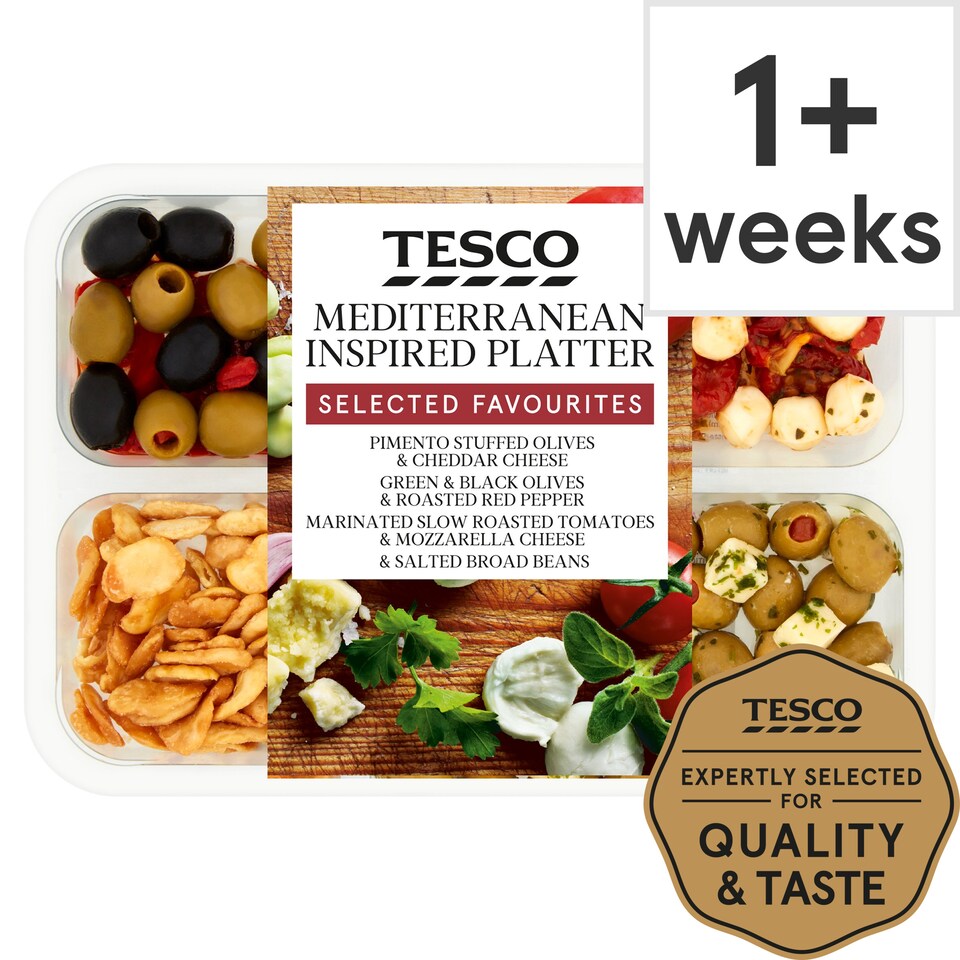Tesco Mediterranean Inspired Platter 230G - Tesco Groceries