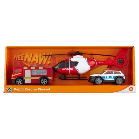 Tesco GO! Play sürg&sségi ment&központ játékkészlet - Tesco Groceries