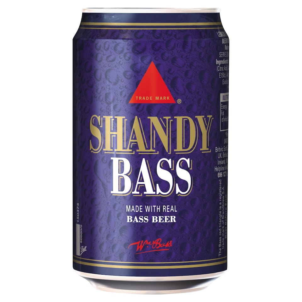SHANDY BASS 330 M - Tesco Groceries