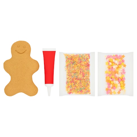 Tesco 5 Decorate Your Own Gingerbread Men Kit 199G - Tesco Groceries