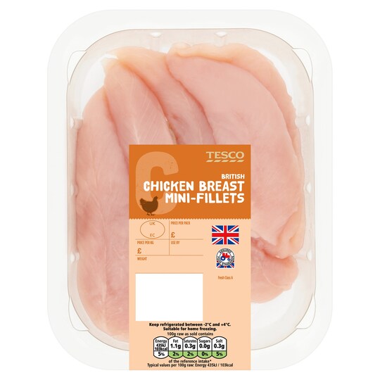 Tesco Mini Chicken Fillets 320G - Tesco Groceries