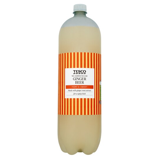 Tesco No Added Sugar Fiery Ginger Beer 2L Bottle - Tesco Groceries