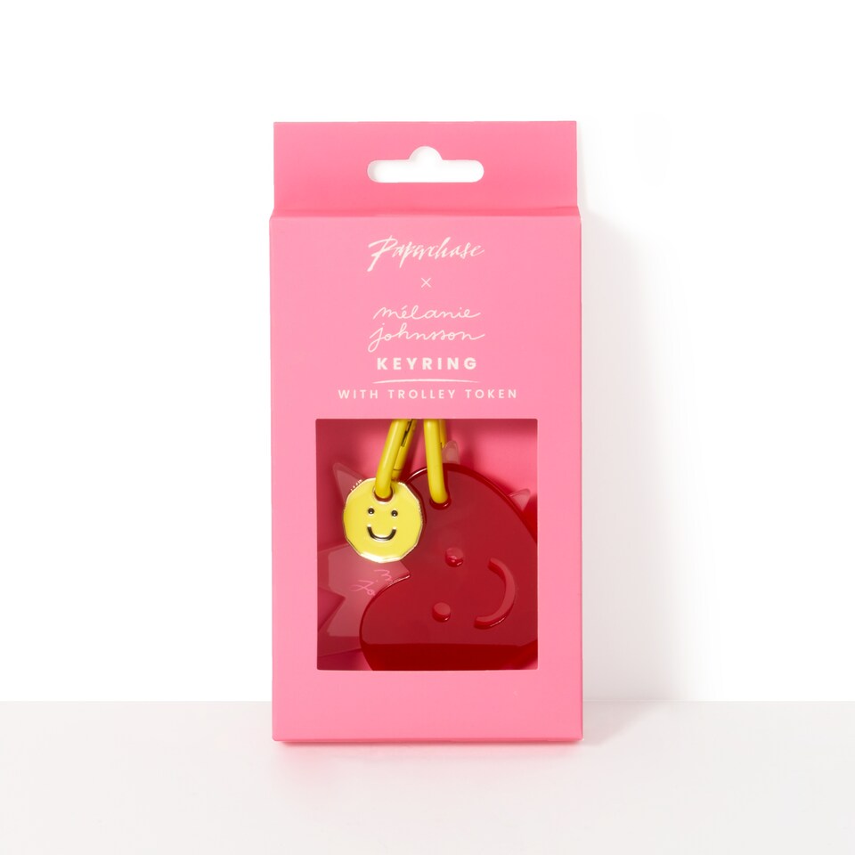 Paperchase x Mélanie Johnsson Valentines Key Ring - Tesco Groceries