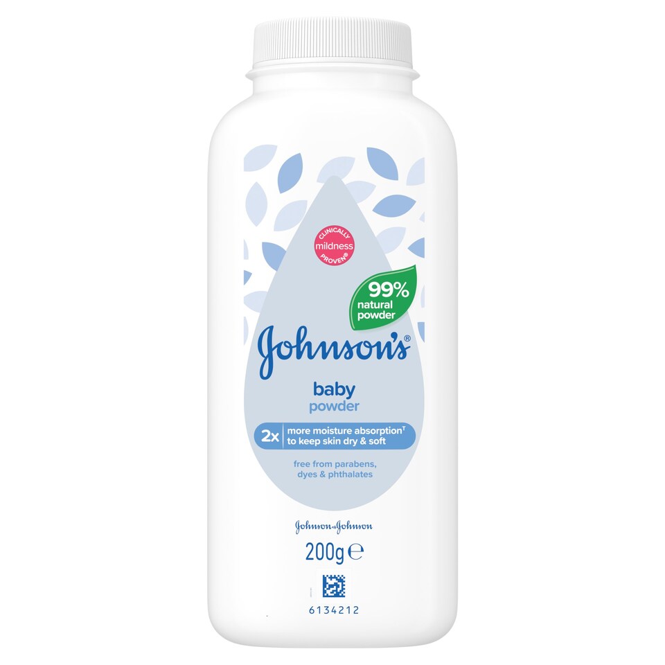 Johnson's Natural Baby Powder 200G - Tesco Groceries