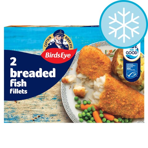 Birds Eye 2 Breaded Fish Fillets 200G - Tesco Groceries