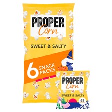 Propercorn Sweet & Salty Popcorn 6X14g - Tesco Groceries