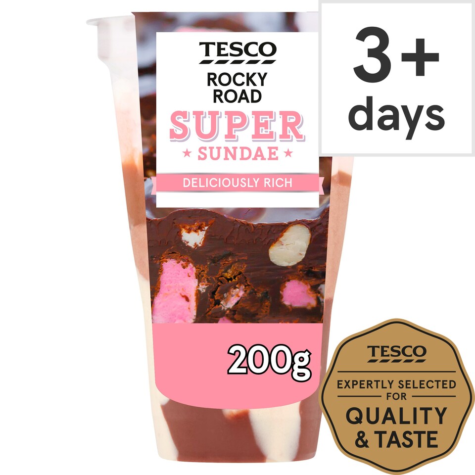 Tesco Super Rocky Road Sundae 200G - Tesco Groceries