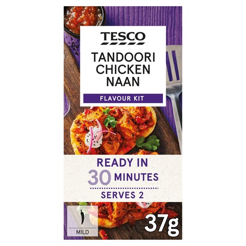 Tesco Tandoori Chicken Naan Flavour Kit 37g - Tesco Groceries