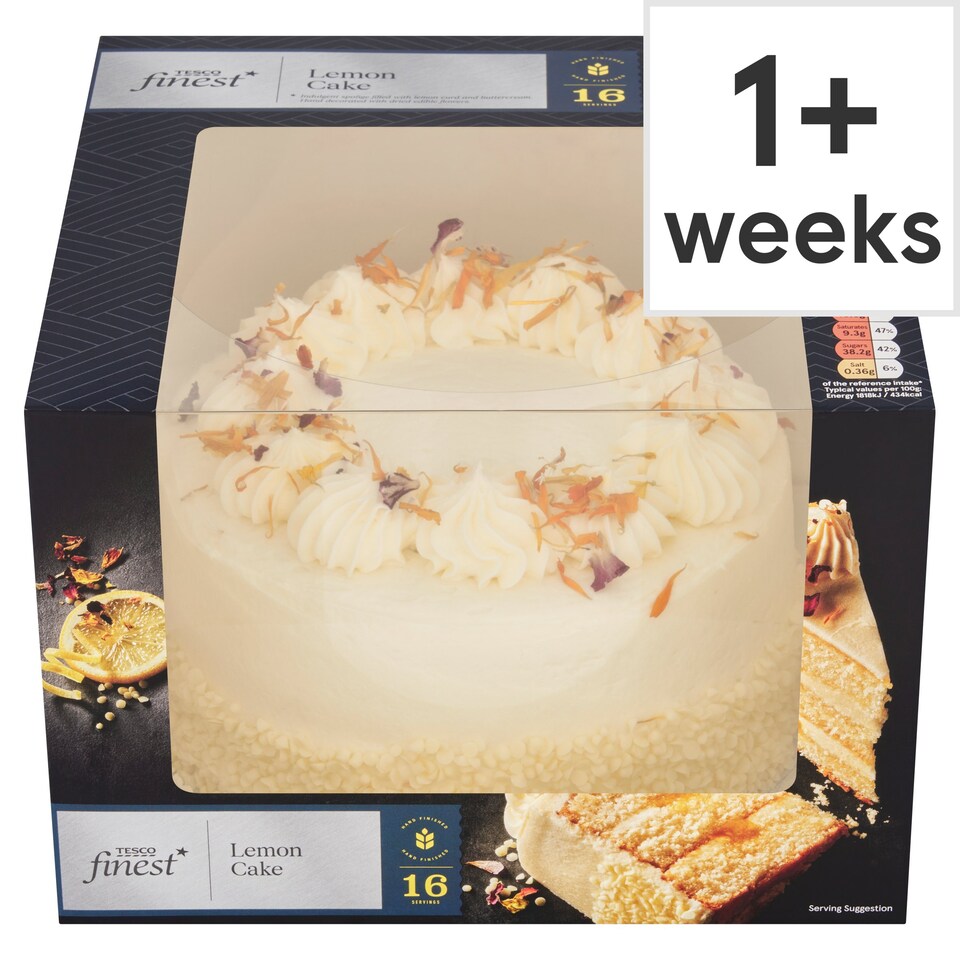 Tesco Finest Lemon Cake - Tesco Groceries