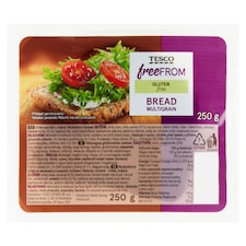 Tesco Free From Gluten Free Multigrain Bread 250 g - Tesco Groceries