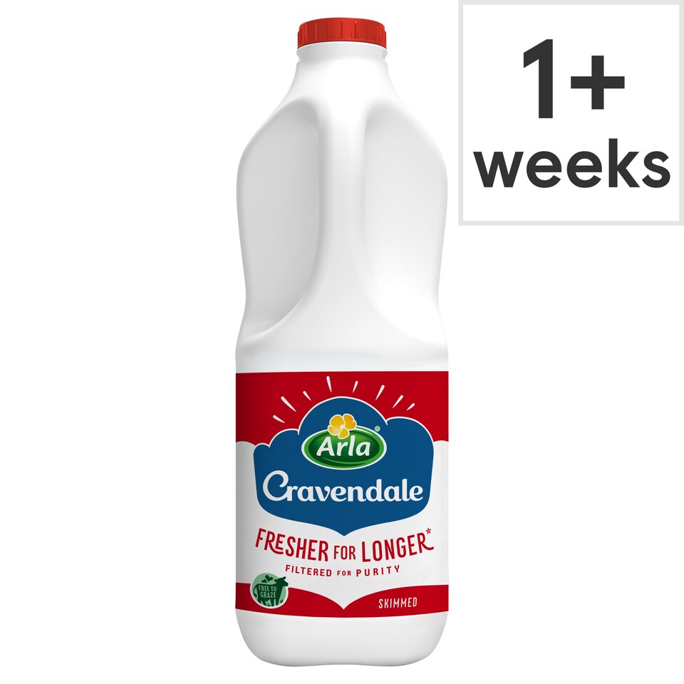 Cravendale Filtered Fresh Skimmed Milk 2L Fresher for Longer - Tesco ...