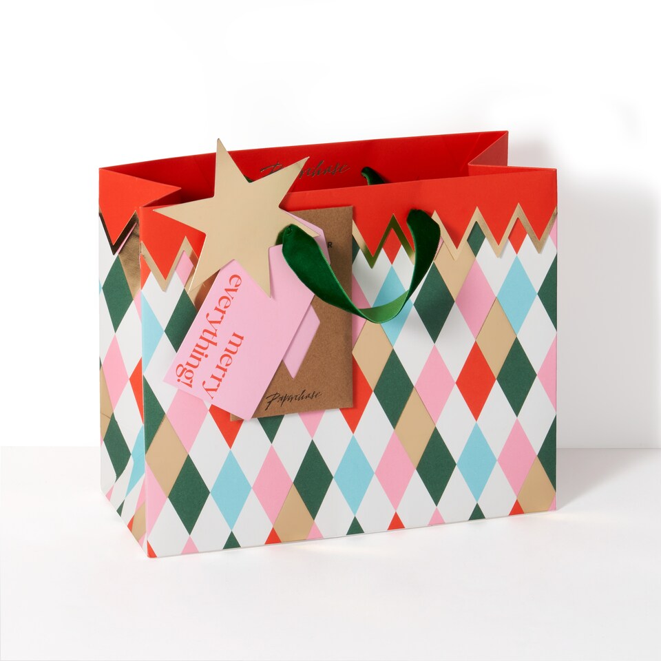 Paperchase Christmas Medium Gift Bag - Tesco Groceries
