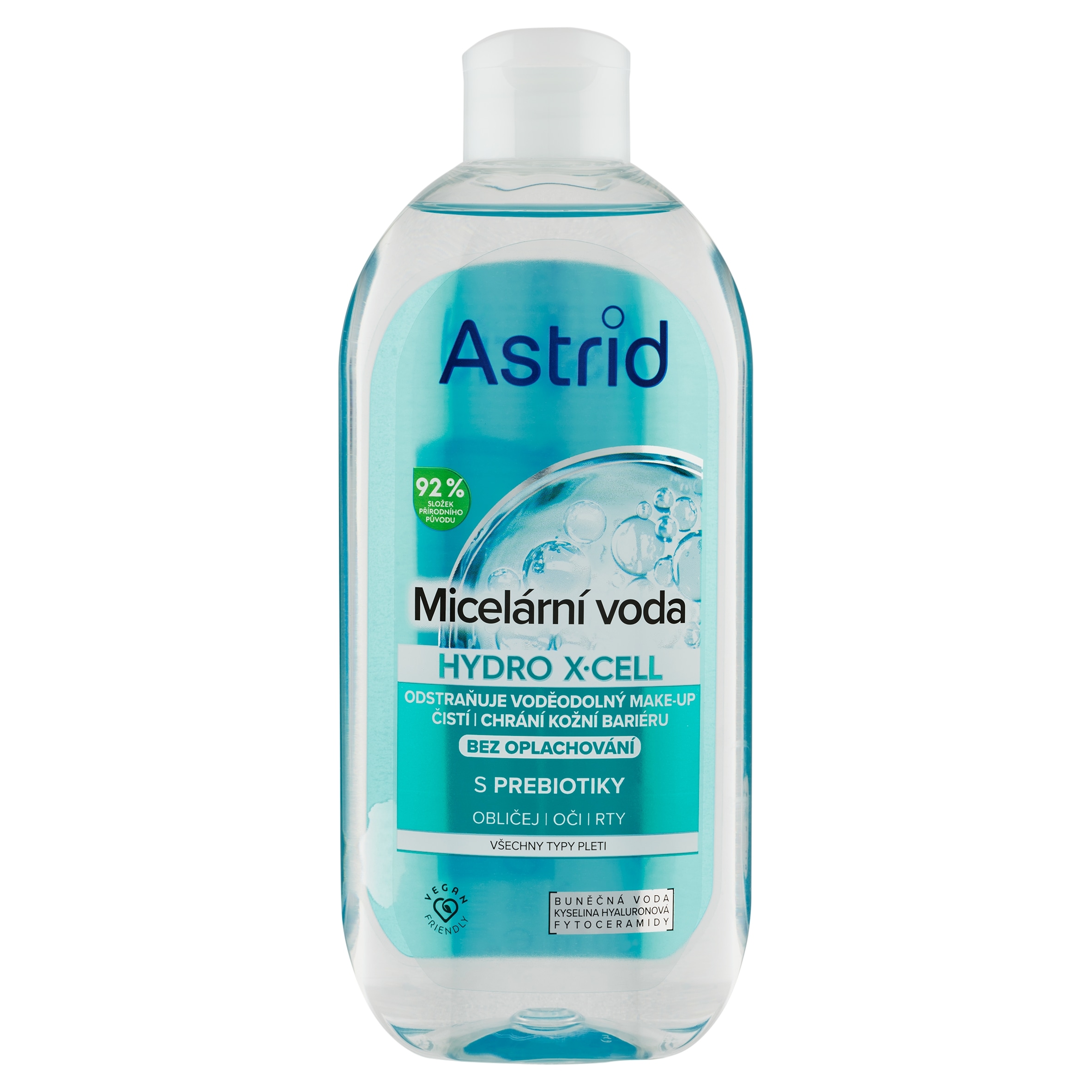 Astrid Hydro X-Cell Micelárna voda pre všetky typy pleti 400 ml - Tesco ...