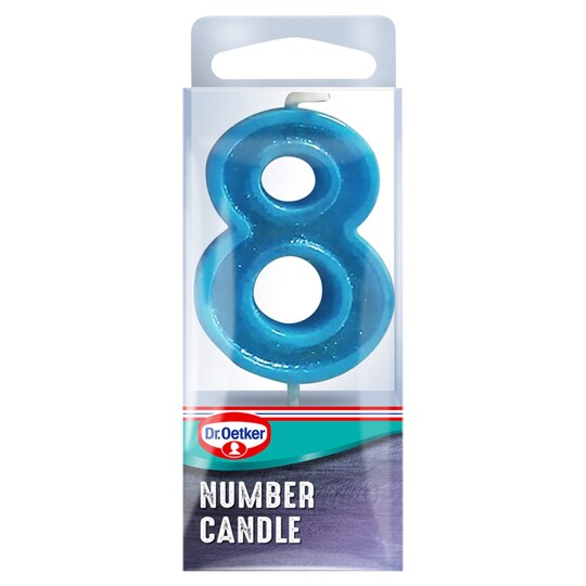 Dr. Oetker Number 8 Candle - Tesco Groceries