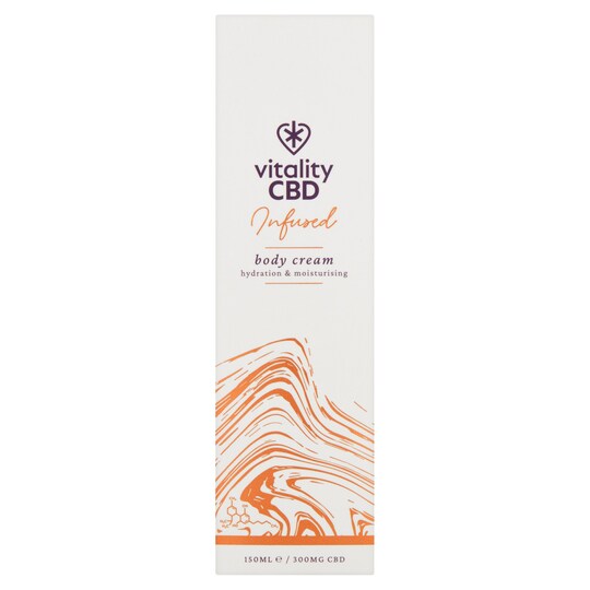 Vitality Cbd Infused Body Cream 150Ml - Tesco Groceries