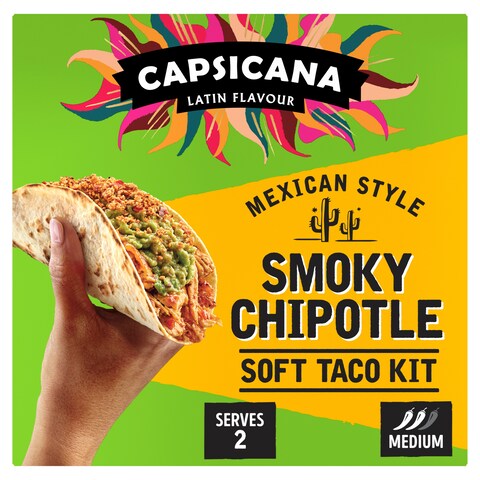 Capsicana Mexican Smoky Chipotle Taco Meal Kit 273g - Tesco Groceries