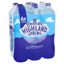 Highland Spring Still Water 6 X 1.5L - Tesco Groceries