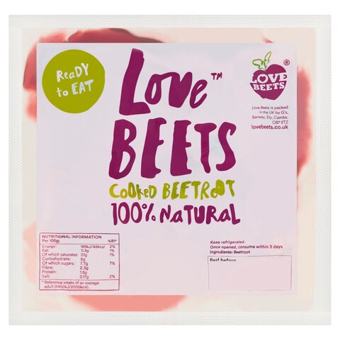 Love Beets Cooked Beetroot 250G - Tesco Groceries
