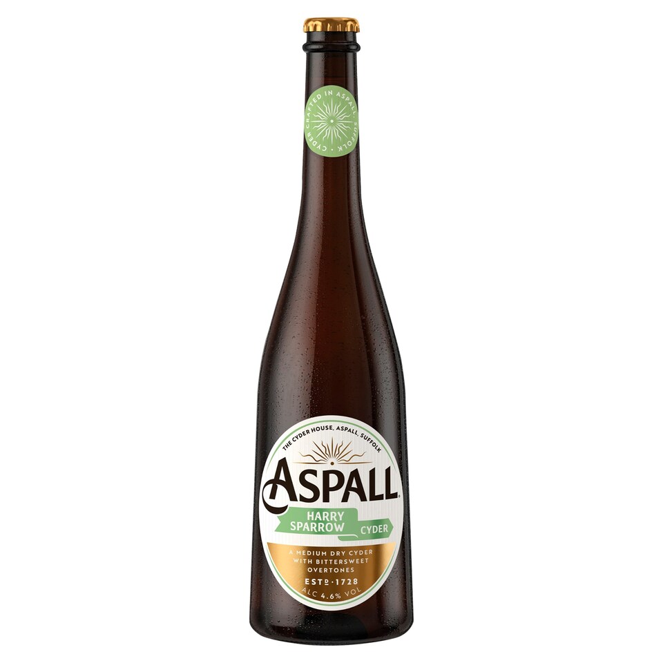 Aspall Harry Sparrow Cyder Bottle 500ml - Tesco Groceries