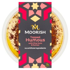 Moorish Topped Houmous with Pine Nuts & Sumac&ZeroWidthSpace; 170g ...