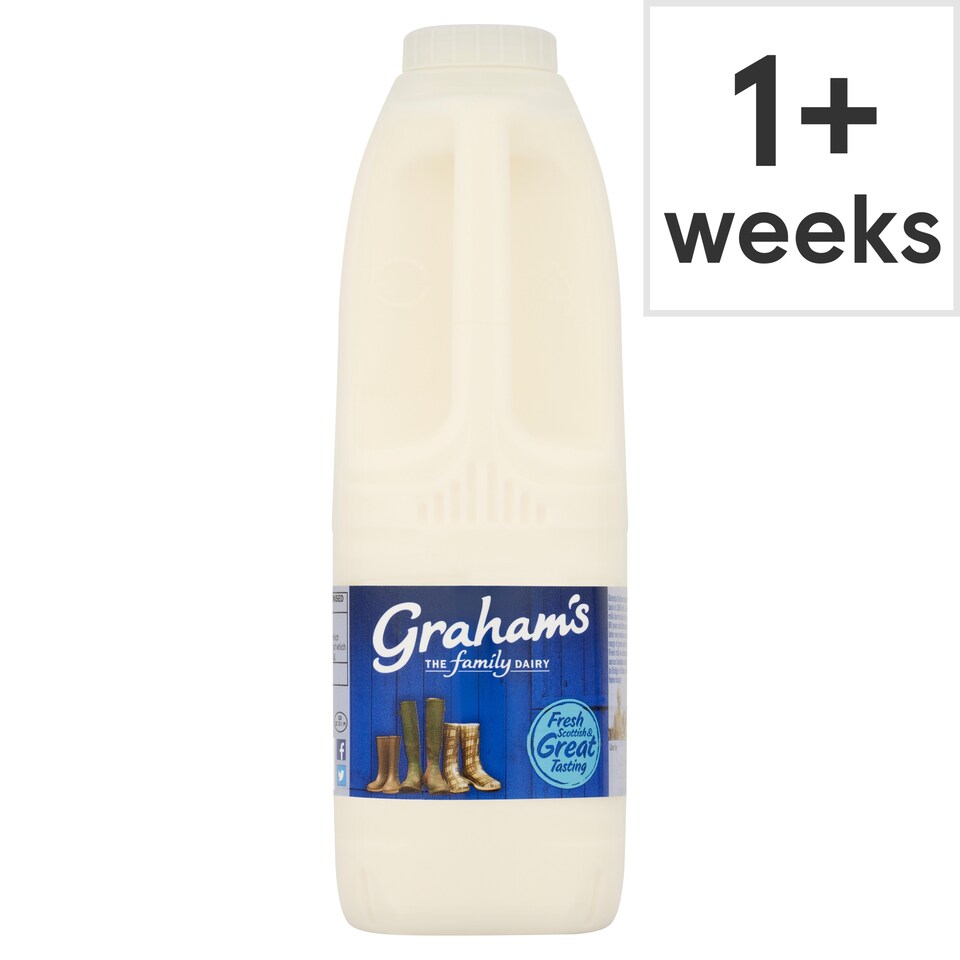 Graham's Whole Milk 1 Litre - Tesco Groceries