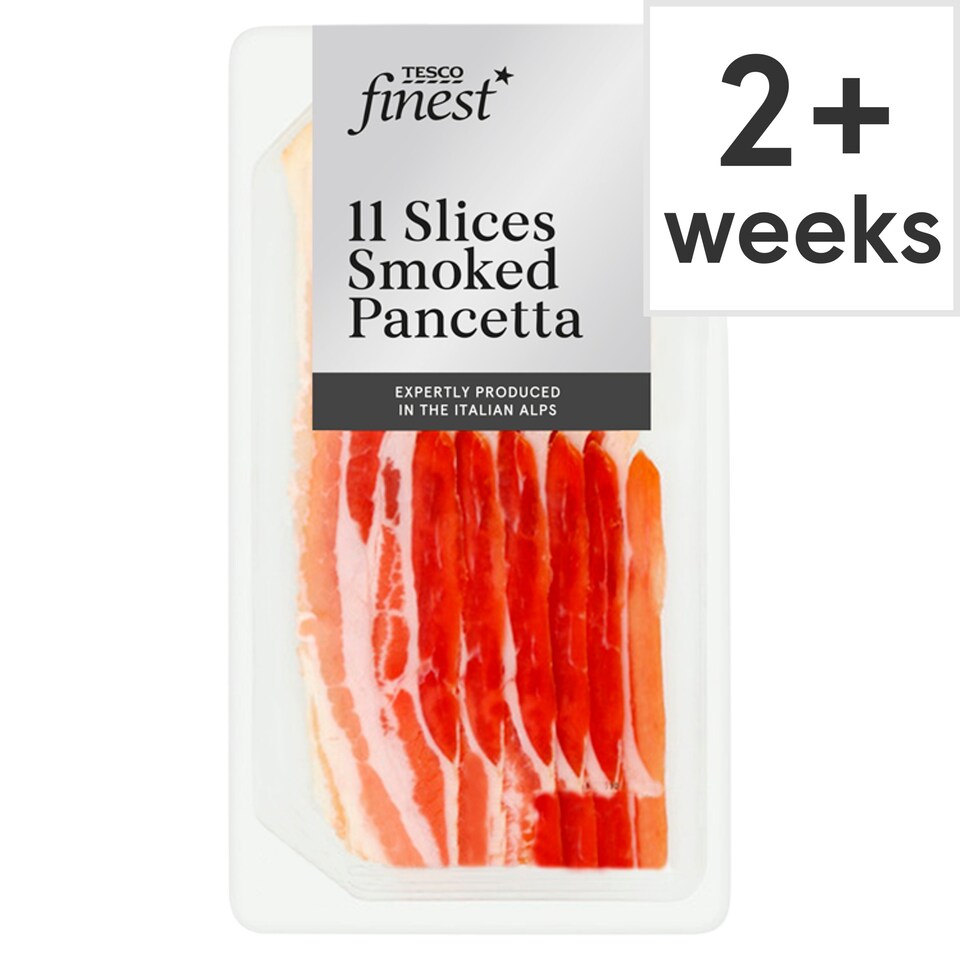 Tesco Finest Smoked Pancetta Slices 110G - Tesco Groceries