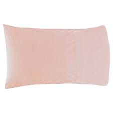 Tesco Soft Pink 100% Cotton Pillowcase Pair - Tesco Groceries