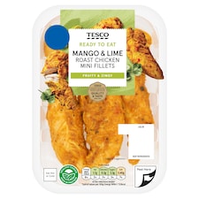 Tesco Mango & Lime Roast Chicken Mini Fillets 170g - Tesco Groceries