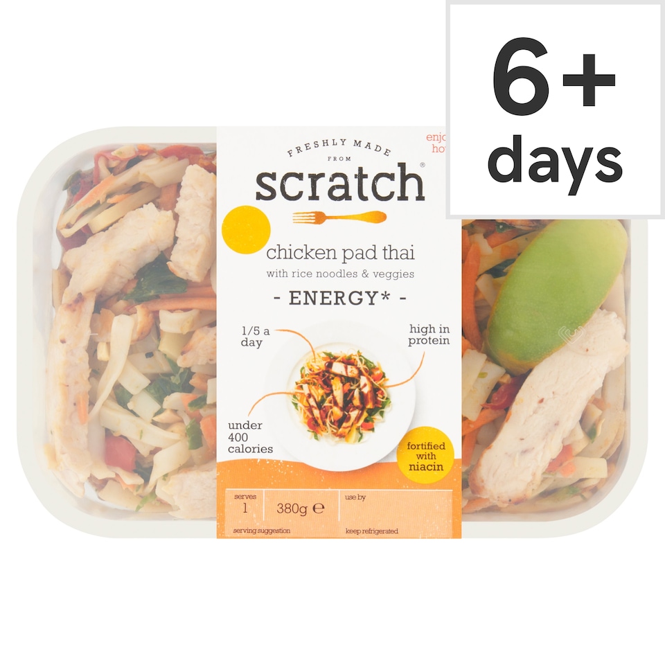 Scratch Chicken Pad Thai 380G - Tesco Groceries