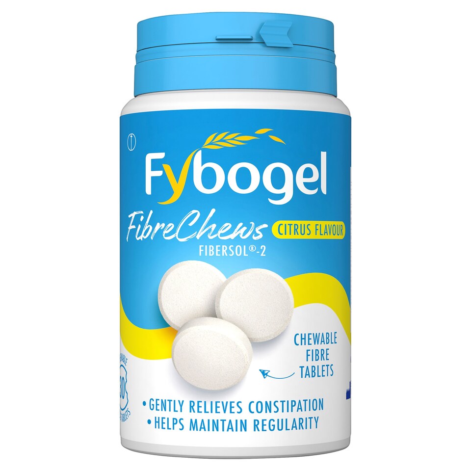 Fybogel FibreChews Chewable Tablets - Citrus Flavour 30s - Tesco Groceries
