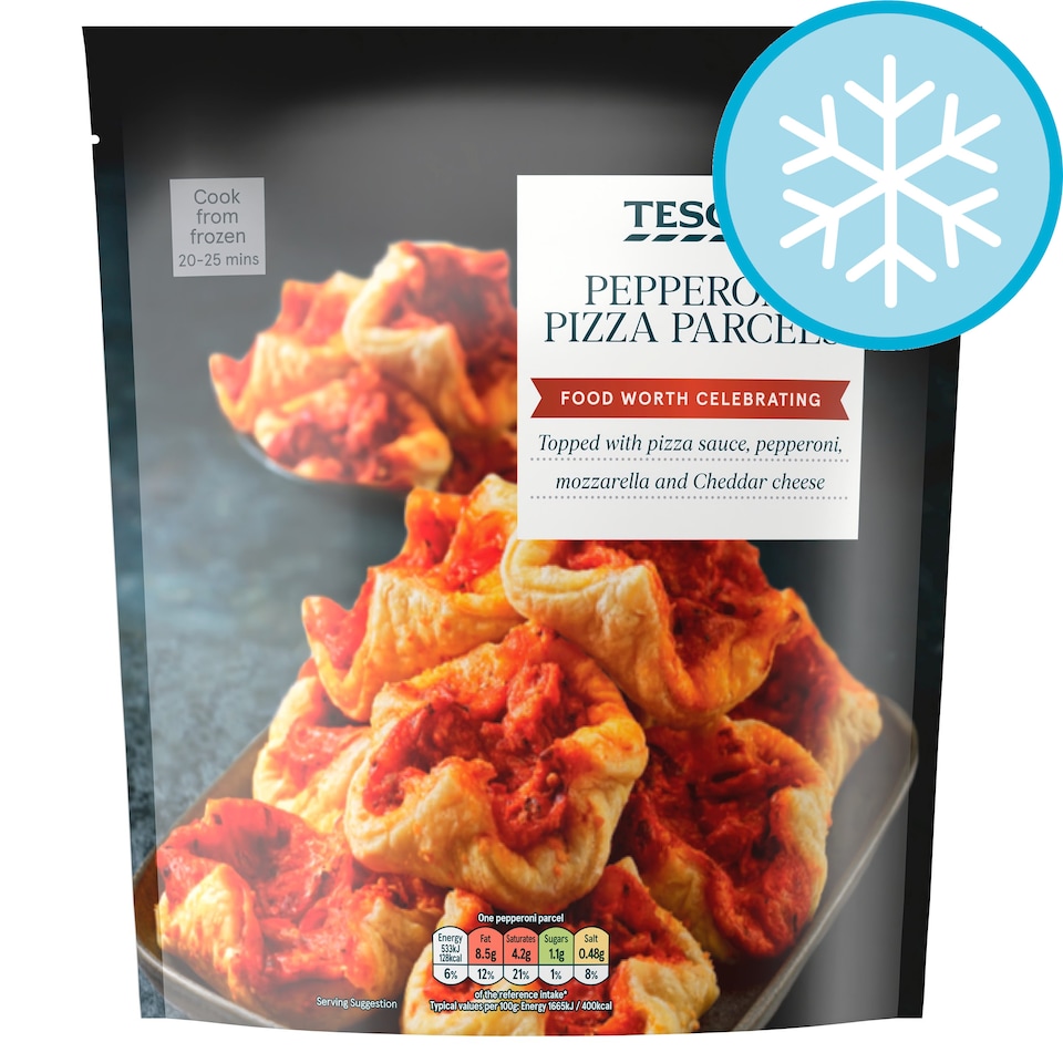 Tesco Pepperoni Pizza Parcels 315G - Tesco Groceries