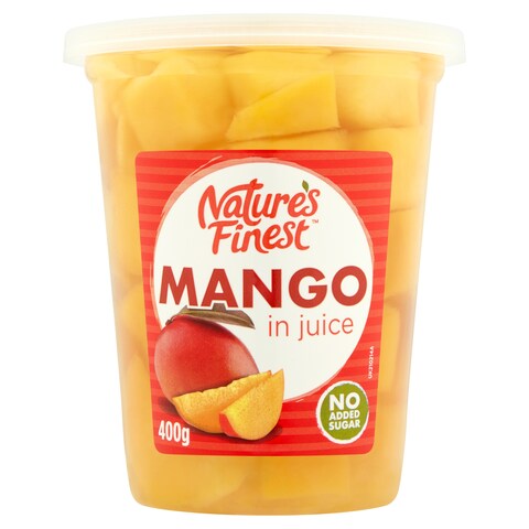 Nature's Finest Mango In Juice 400G - Tesco Groceries