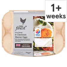 Tesco Finest 6 Free Range Chestnut Maran Eggs - Tesco Groceries