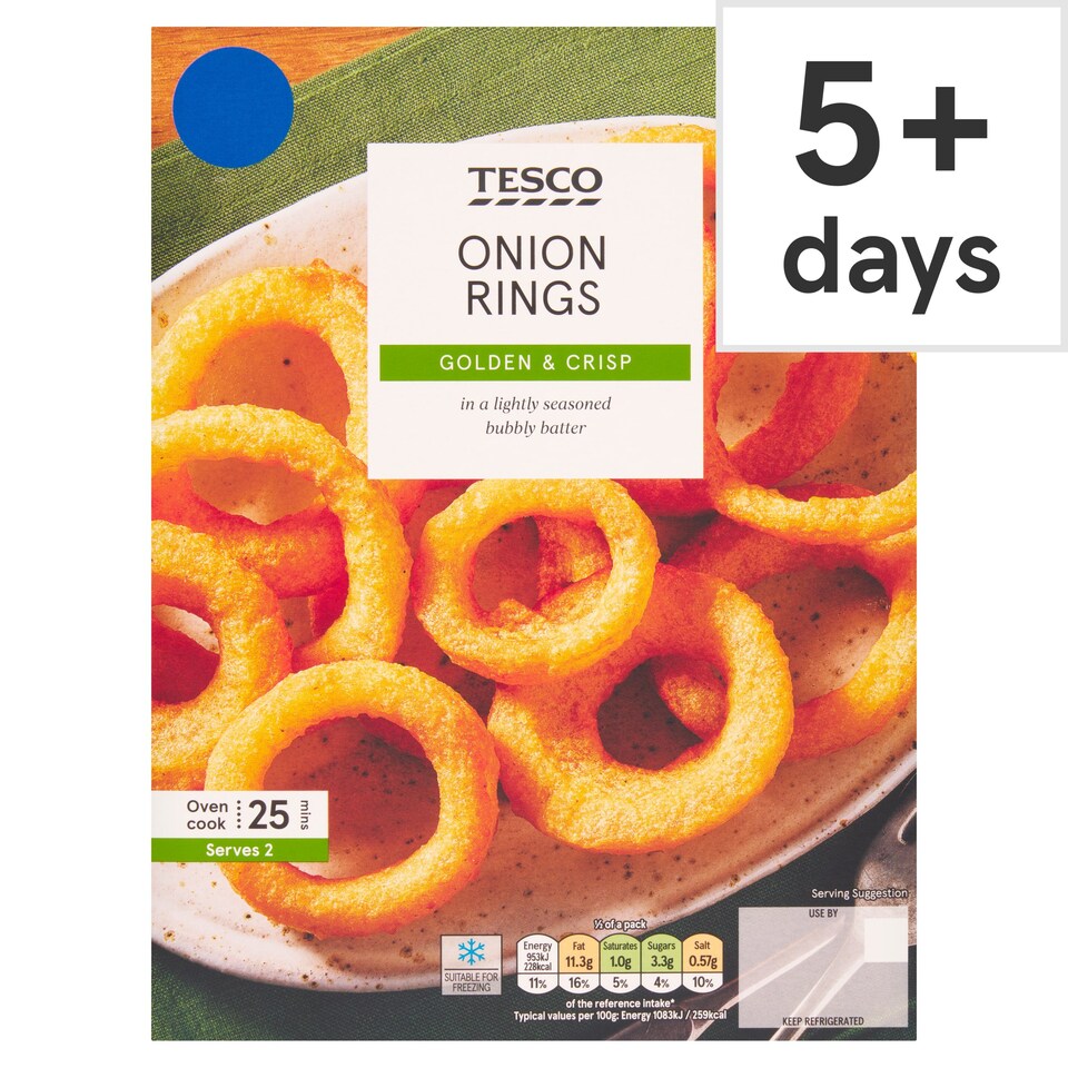 Tesco Onion Rings 200g - Tesco Groceries