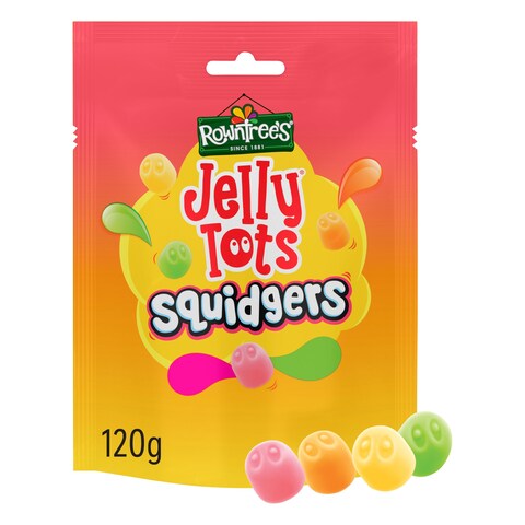 Rowntree’s Jelly Tots Squidgers Sweets Sharing Bags 120g - Tesco Groceries